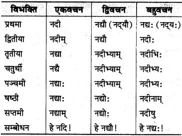 MP Board Class 10th Sanskrit व्याकरण शब्द रूप-प्रकरण – MP Board Solutions