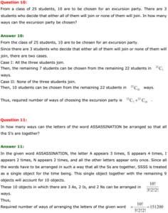 MP Board Class 11th Maths Solutions Chapter 7 Permutations and ...